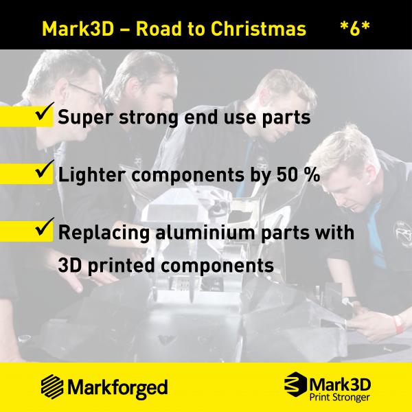 #06 Road to Christmas – Robo Challenge - Mark3D UK - Markforged partner