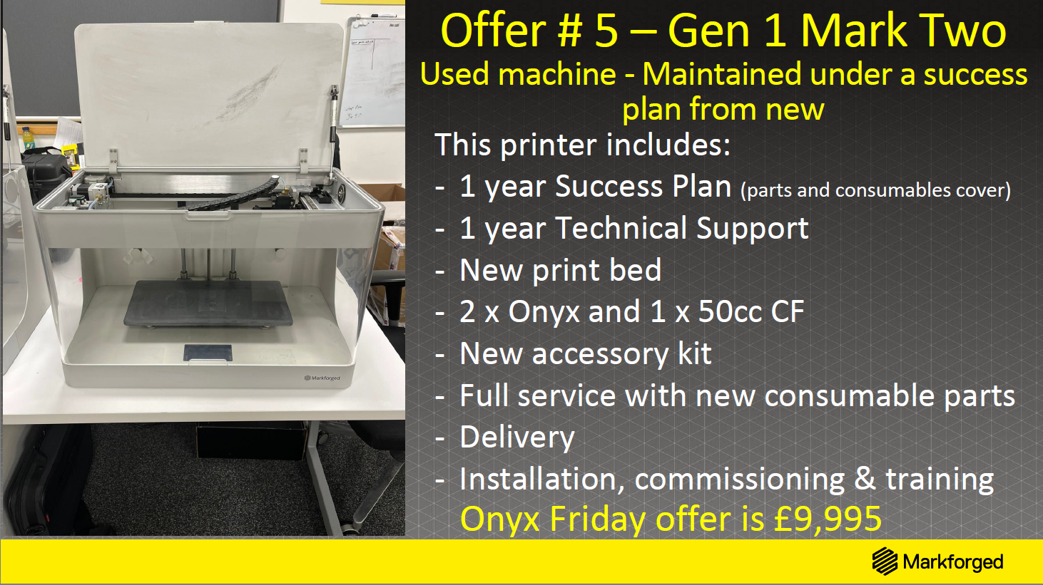 Mark Two Gen 1 Demo Unit - Mark3D UK - Markforged partner for 3D ...