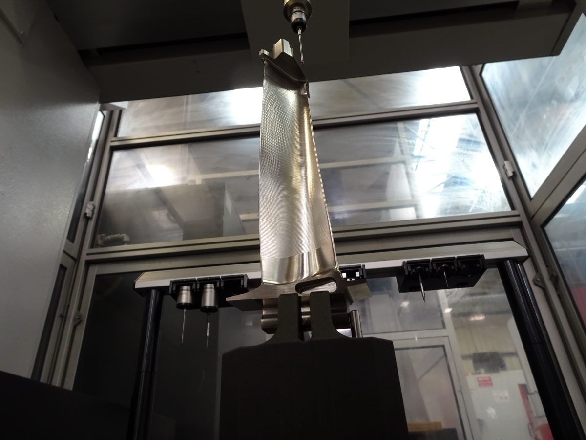 JJ Churchill 3D Print CMM Fixtures for jet engine blades