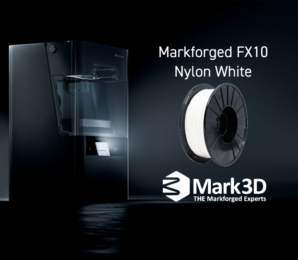 Markforged FX10 now 3D prints Nylon White Mark3D - Mark3D UK ...