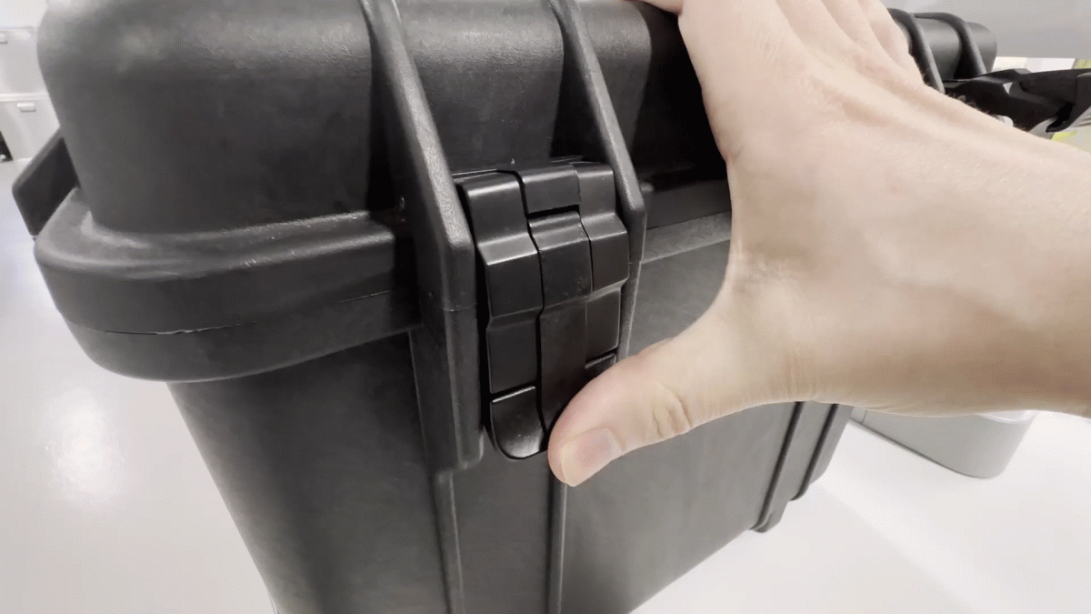 A short looping gif showing how to properly close the latch of a ...