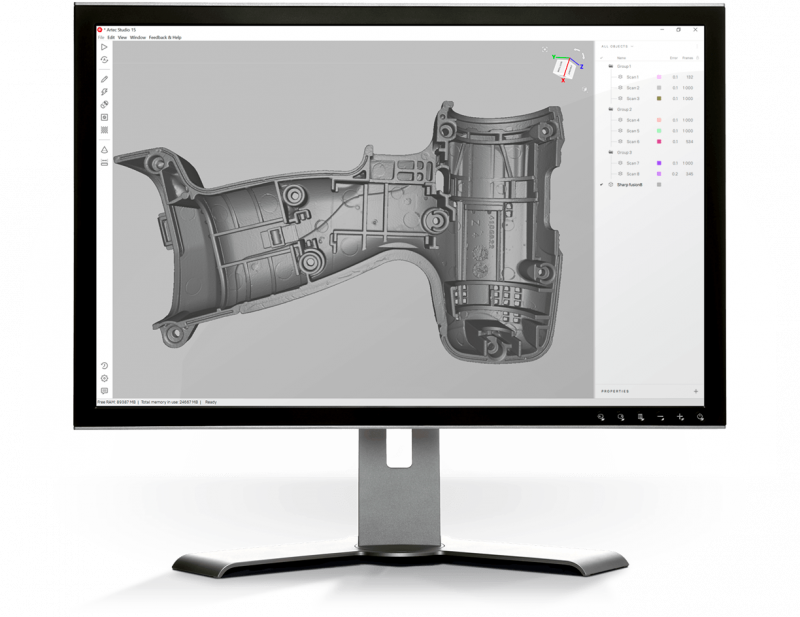 3d scanning software Artec Studio